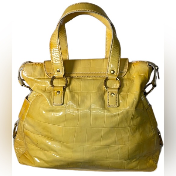 Yves Saint Laurent | Bags | Yves Saint Laurent Mombasa Patent Leather ...
